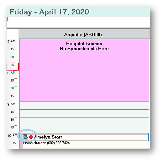 Changing Appointment Status – TotalMD Help Center